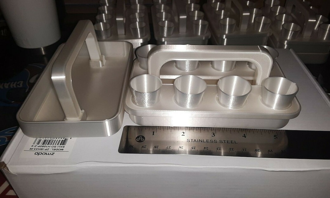 Pair of Sacrament Trays With Cups 3d Printed - Etsy