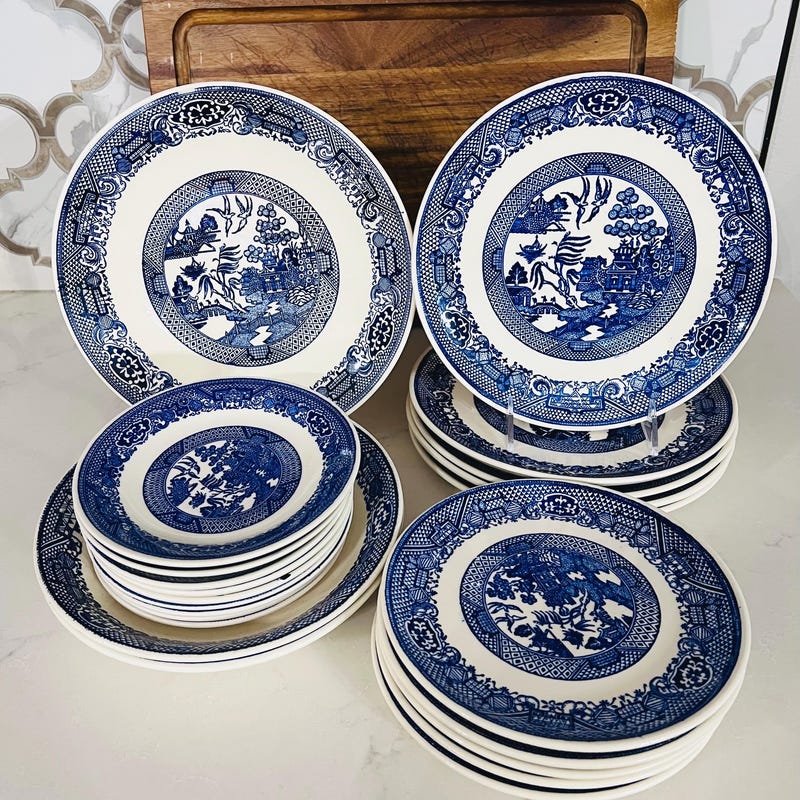 Blue Willow Dishes - Etsy