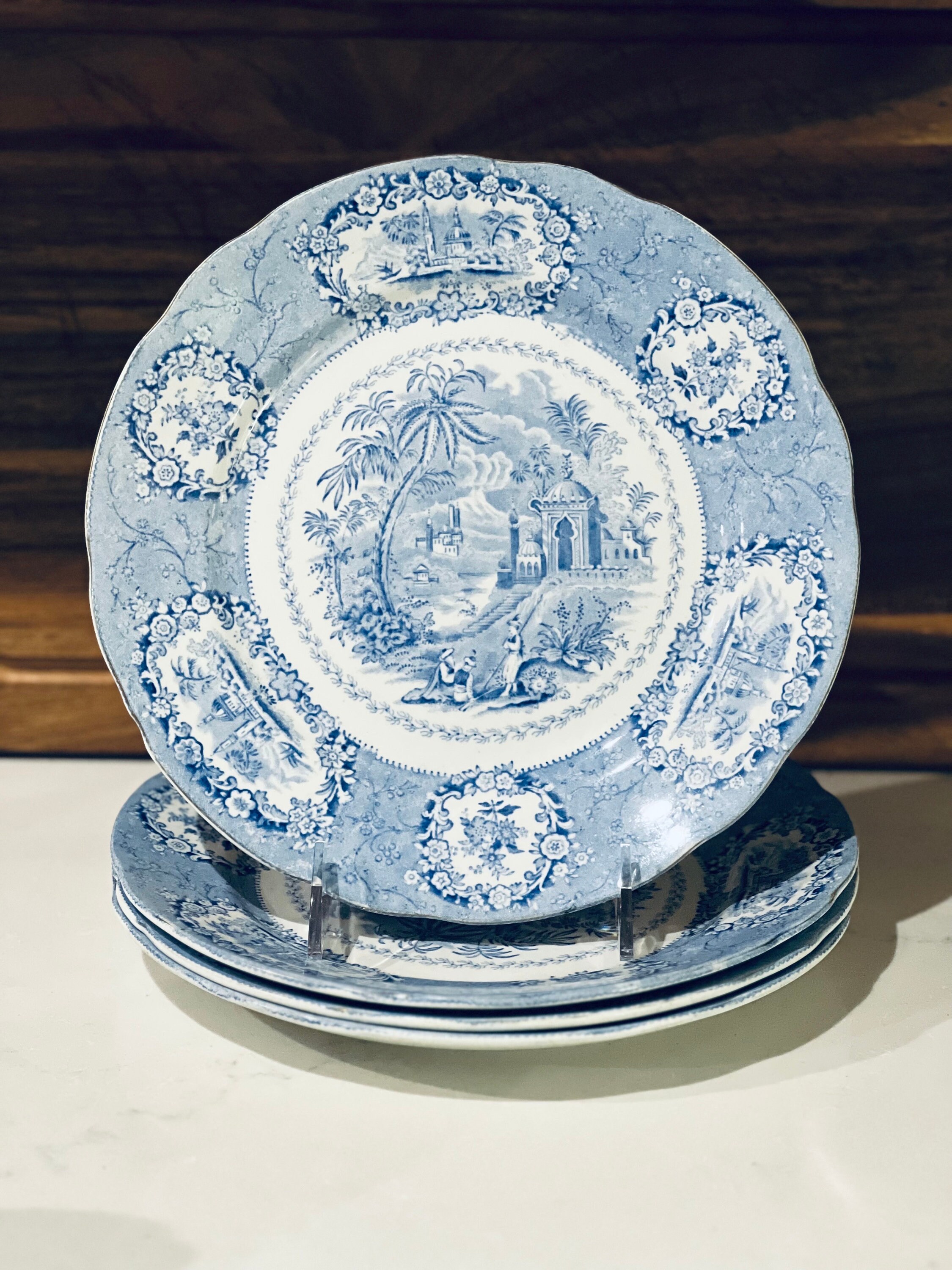 Antique Ridgways England Blue Flow China Oriental Pattern C.1890s - Etsy