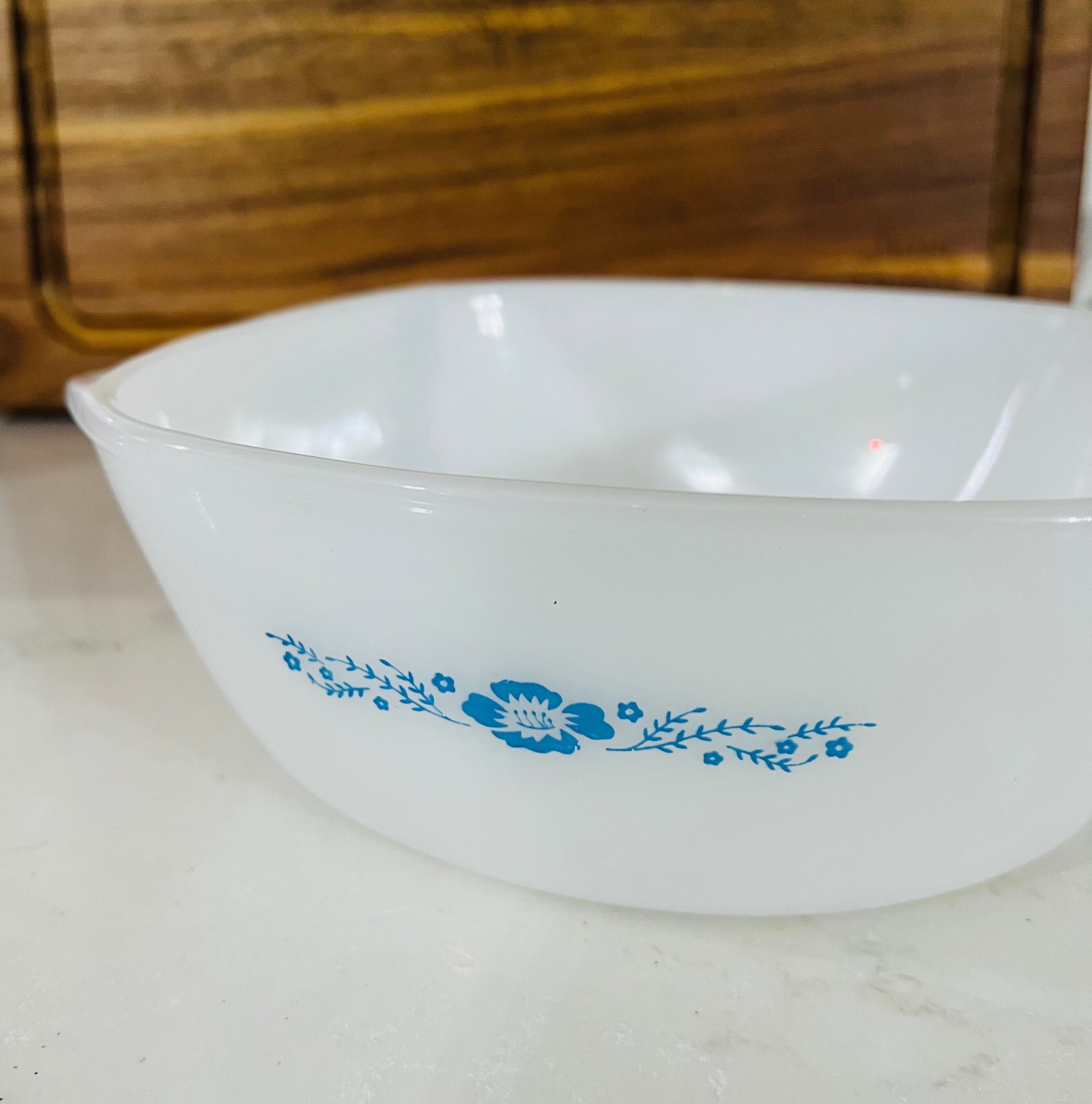 Vintage Termocrisa Pyrex Opal Glass Casserole Dish Cornflower Blue - Etsy