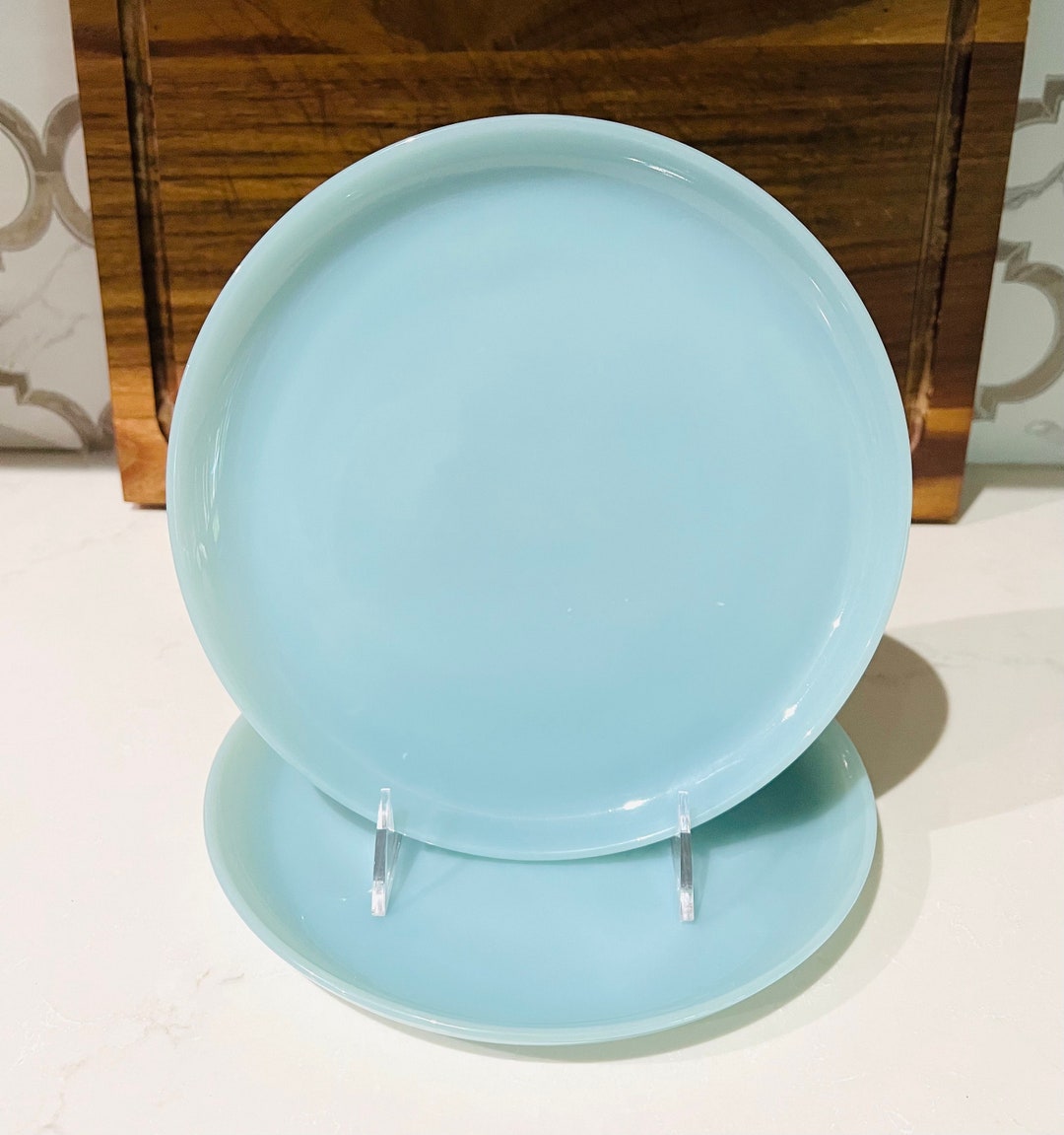 Vintage Fire King Turquoise Blue 9” Dinner Plates 1957-58 - Etsy