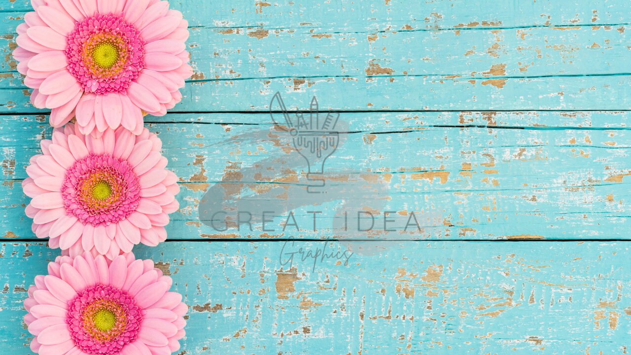 Pink Spring Zoom Background | Virtual Background | Spring Time | Floral ...