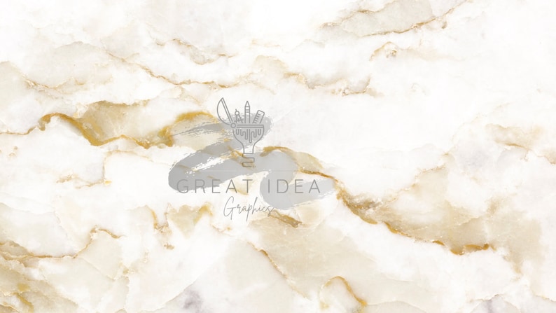 White & Gold Zoom Background Virtual Background Marble - Etsy