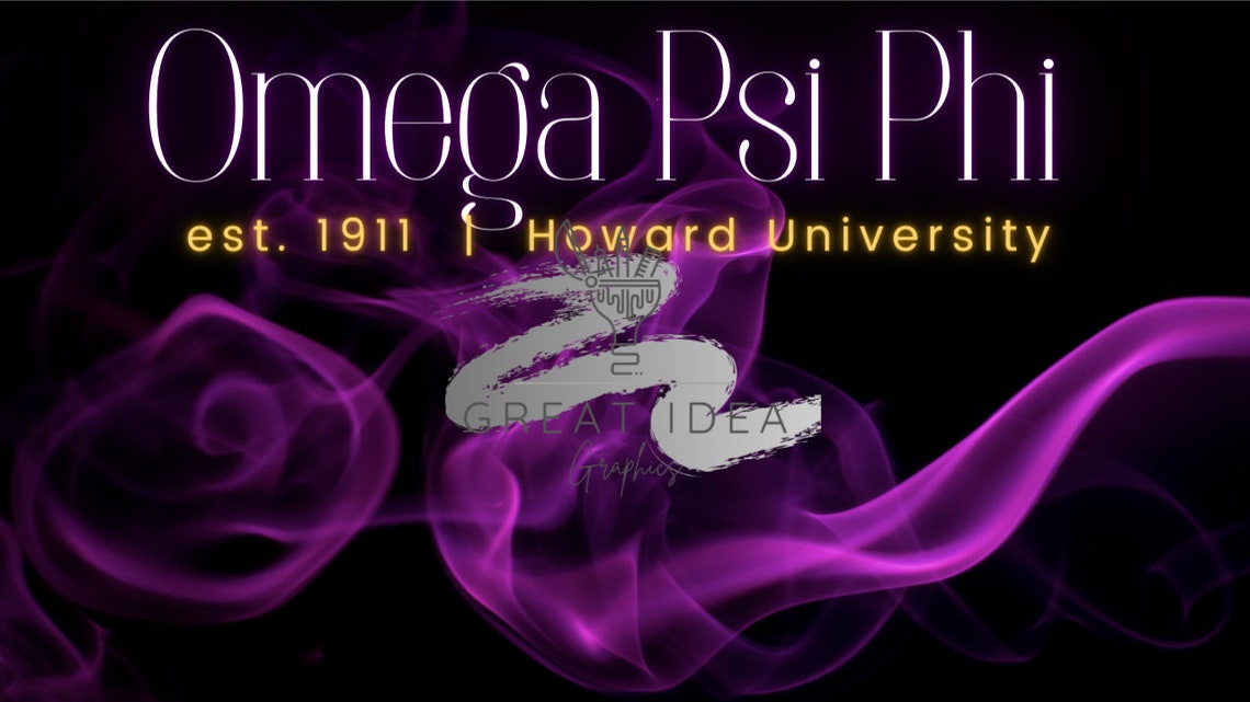 Omega Psi Phi Zoom Background | Virtual Background | Que Psi Phi ...