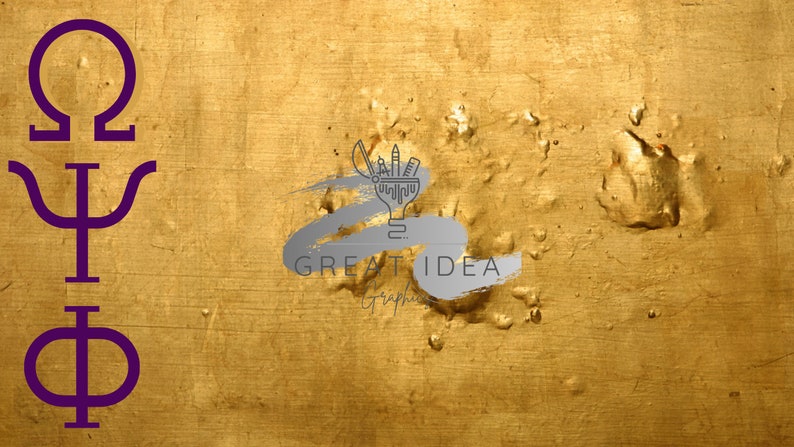 Omega Psi Phi Zoom Backgrounds | Purple and Gold (digital Download) - Etsy