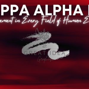 Kappa Alpha Psi Zoom Backgrounds | Red and White (digital Download) - Etsy