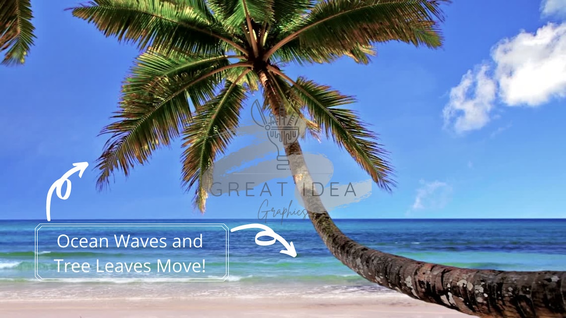 Beach virtual backgrounds for zoom - acabingo