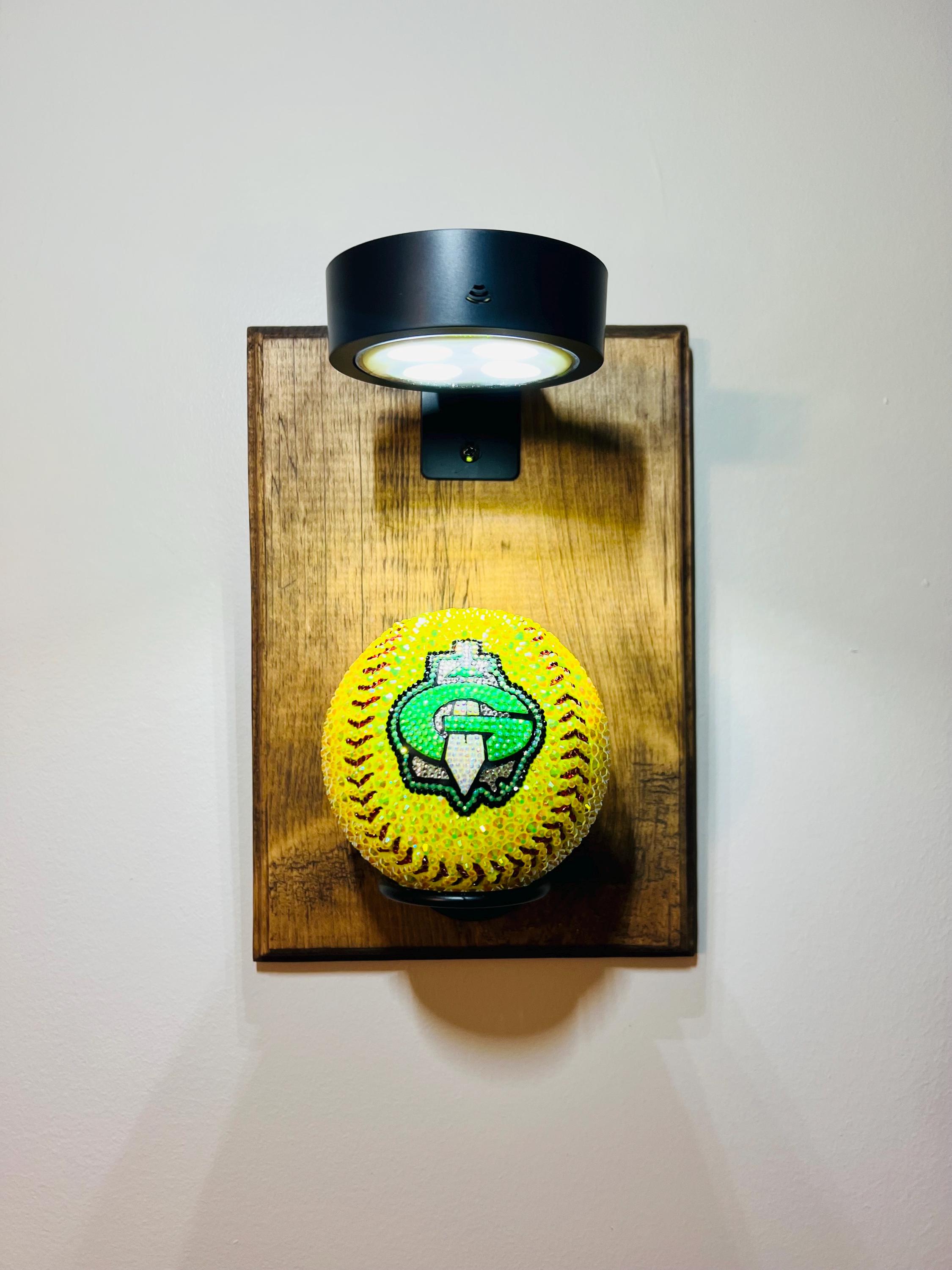 Rhinestone Jeweled Softball: Bling Media Day Prop - Etsy