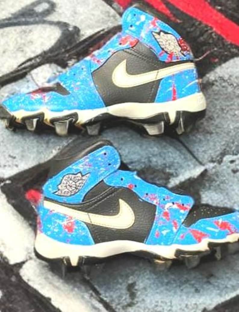 Custom Painted Cleats – Handcrafted Athletic Footwear, Unique Sports ...