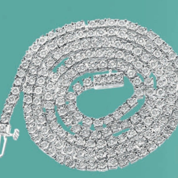 Real Diamond Necklace - Etsy