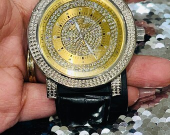 Real Diamond Watch - Etsy