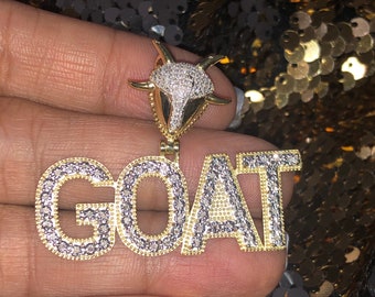 Goat Gold Pendant - Etsy