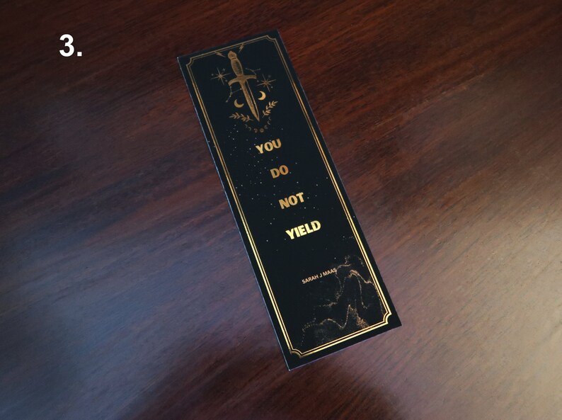 TOG Bookmarks Sarah J Maas Throne of Glass - Etsy