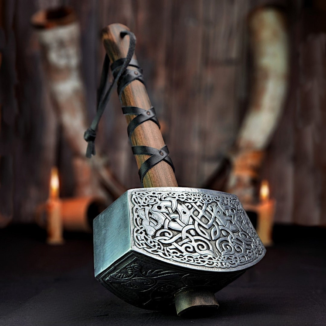 Norse Tradesman Thor's Hammer - Full Size 14-inch Adult Collectible ...