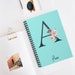 Personalized Initial Journal, Letter Notebook, Initial Notebook ...