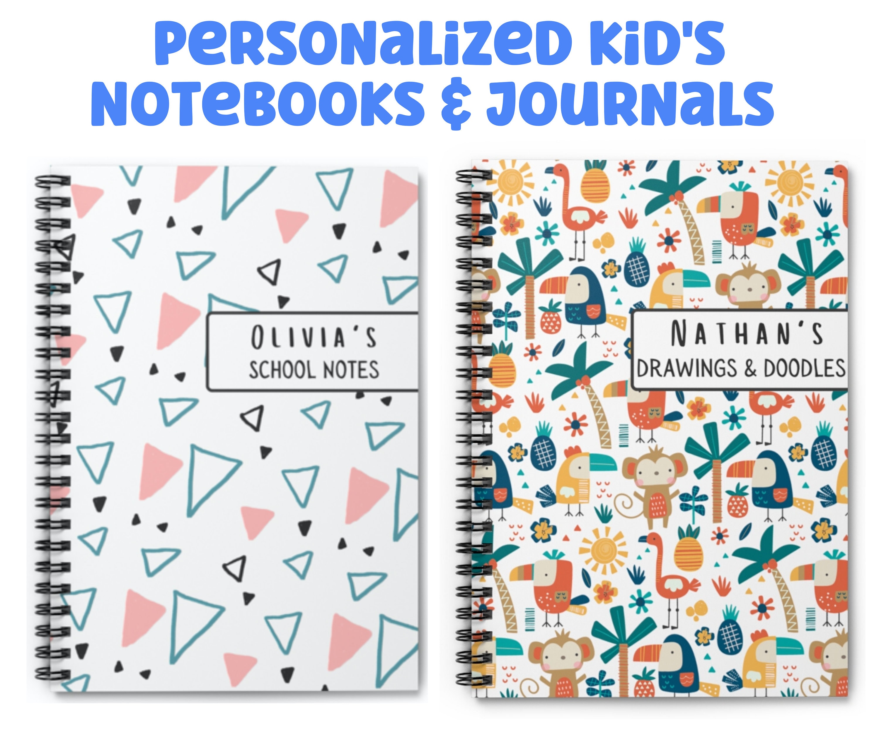 Personalized Notebook for Kid Notebook for Kids Gift for - Etsy