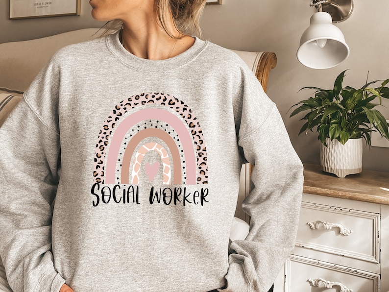 Social Worker Sweatshirt, Social Worker Sweater, Social Work Gift ...