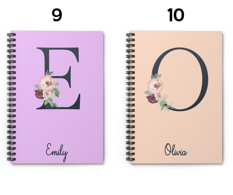 Personalized Initial Journal Letter Notebook Initial - Etsy