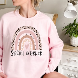 Social Worker Sweatshirt, Social Worker Sweater, Social Work Gift ...
