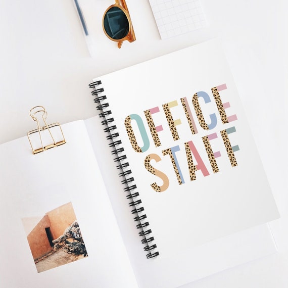 Office Staff Notebook Office Staff Journal Office Staff - Etsy