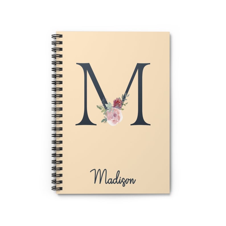 Personalized Initial Journal Letter Notebook Initial - Etsy
