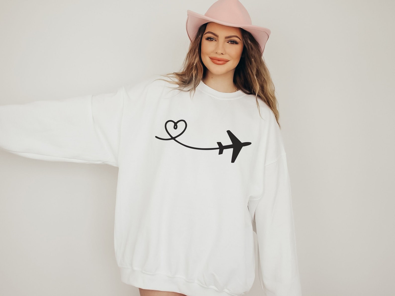 Airplane Sweatshirt, Airplane Sweater, Aviation Sweatshirt, Travel ...