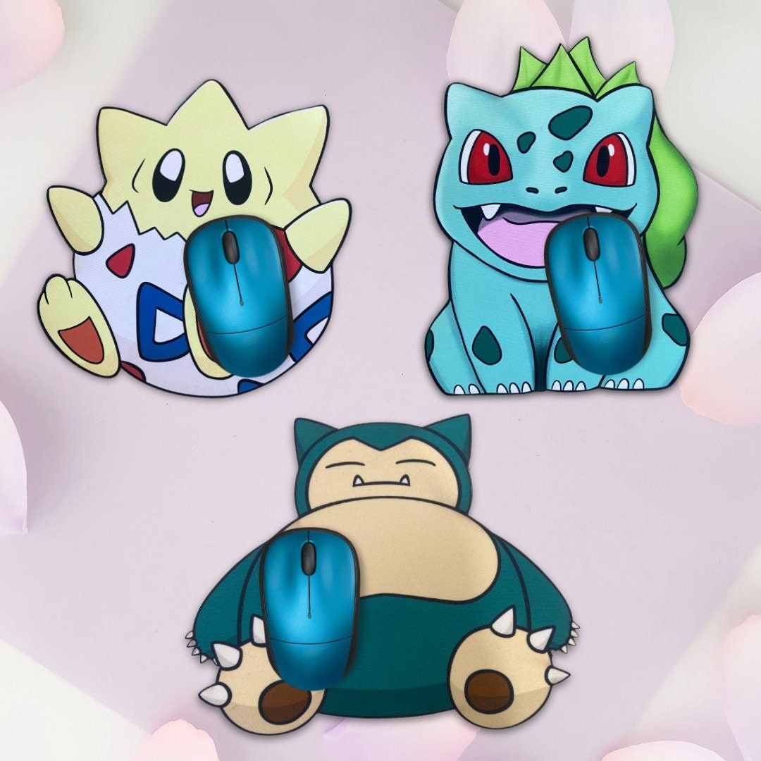 Pokémon Mousepads | Bulbasaur Snorlax Dragonair - Etsy
