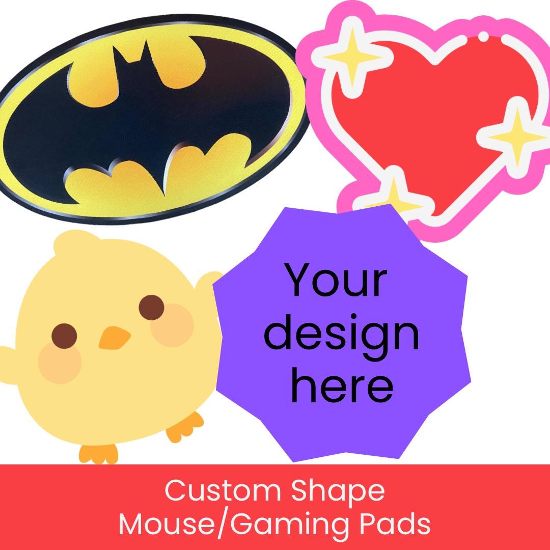 Custom Shape Mouse/gaming Pad - Etsy