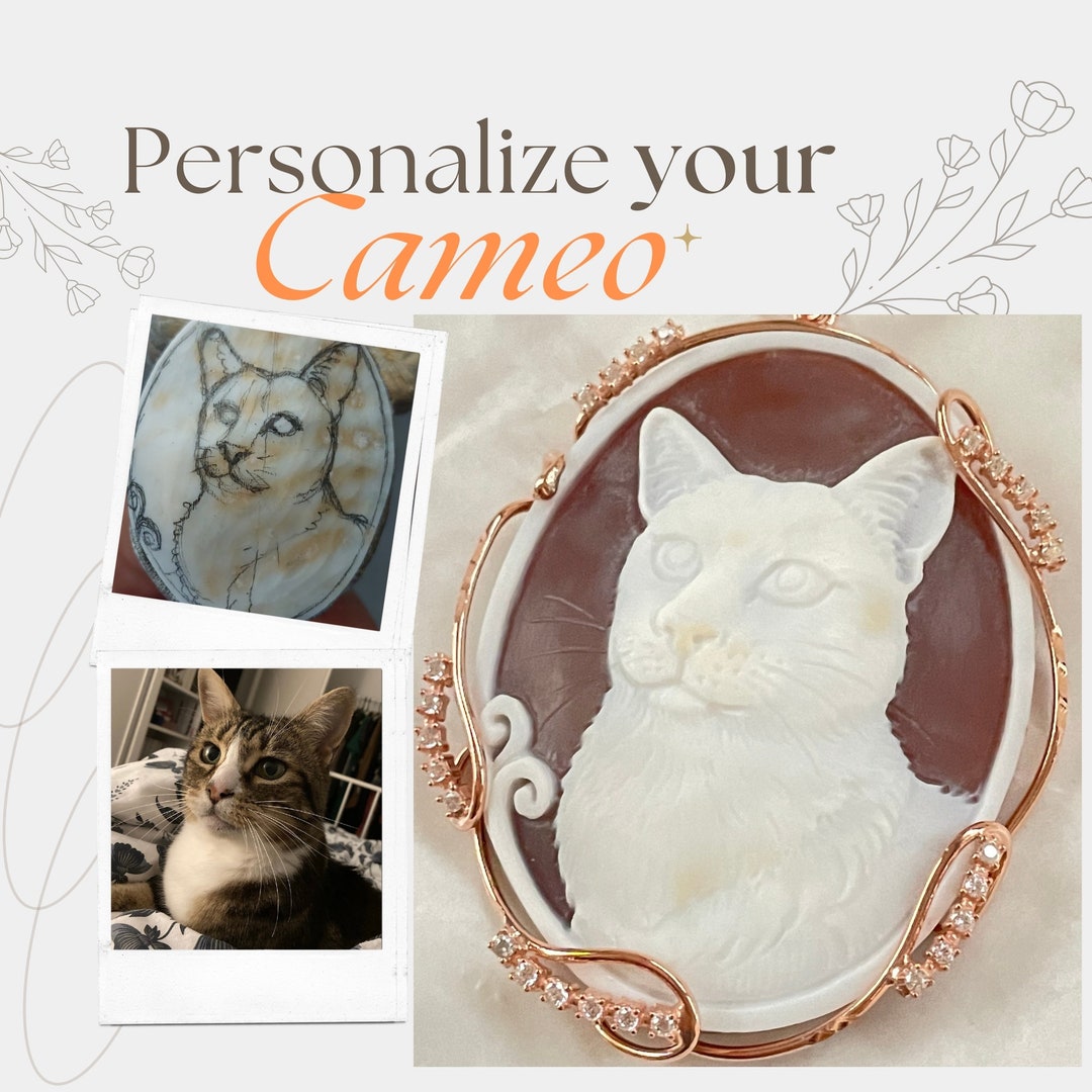 Personalised Cameo, Portrait Cameo, Cameo Necklace, Made in Italy ...