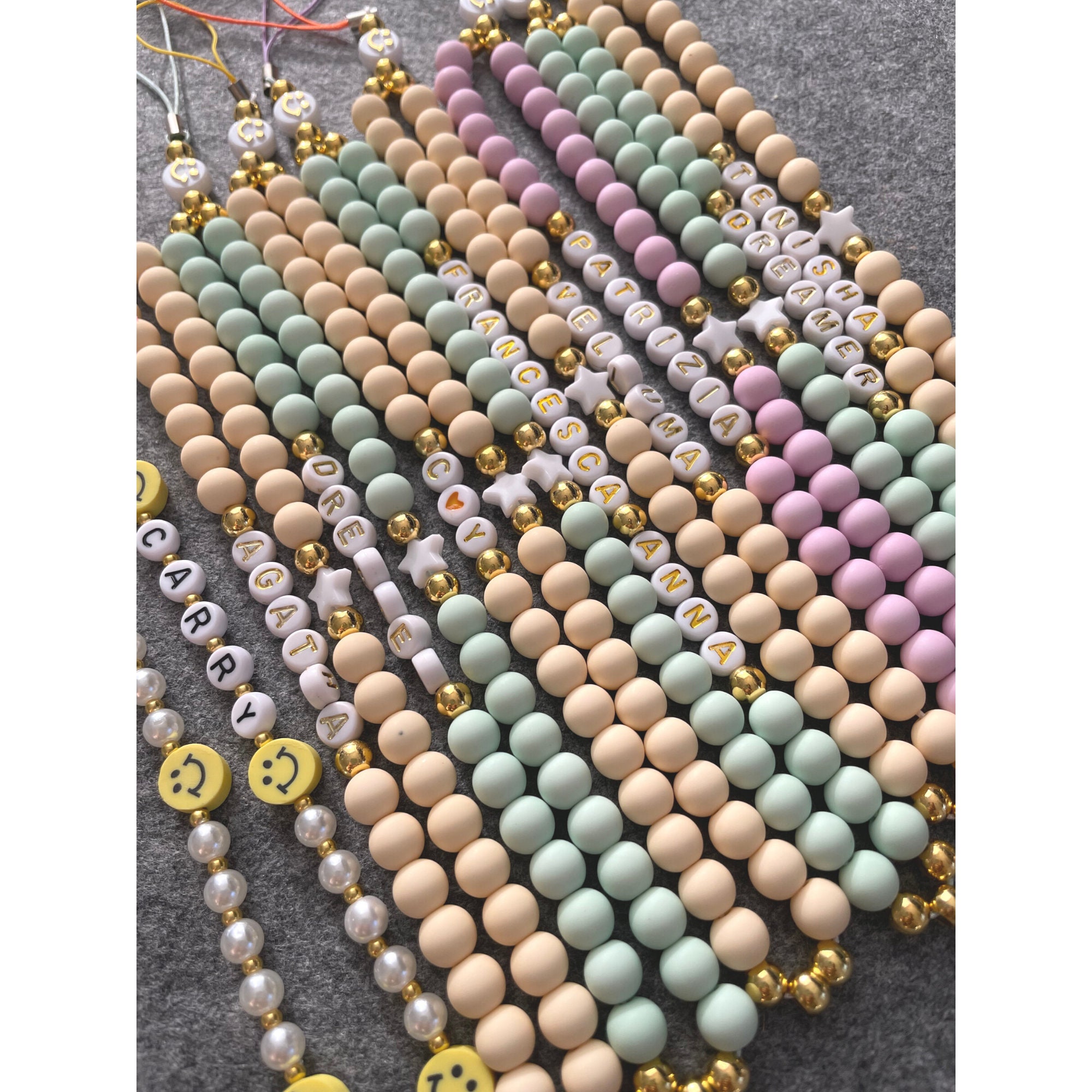 Phone Chain / Phone Strap With Beads / Phone Charme - Etsy