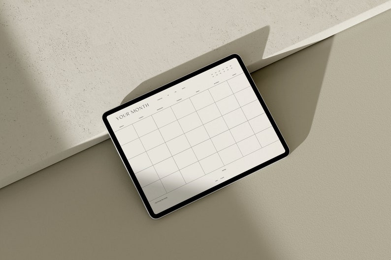 Printable + Digital Calendar Bundle (undated) - Etsy