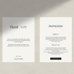 Printable + Digital Calendar Bundle (undated) - Etsy