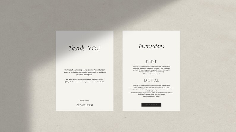 Printable + Digital Calendar Bundle (undated) - Etsy