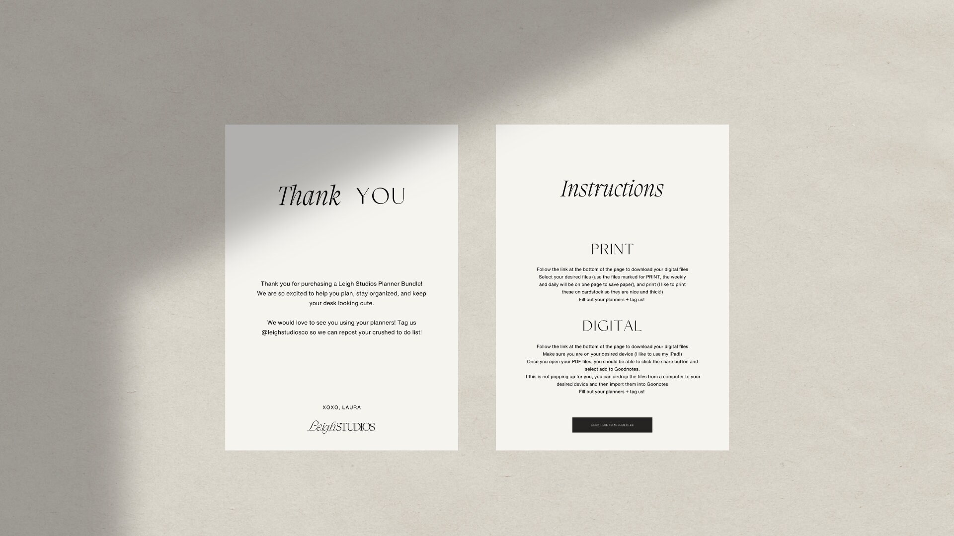 Printable + Digital Calendar Bundle (undated) - Etsy