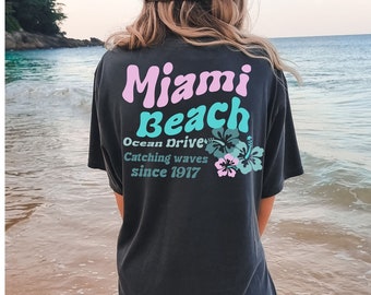 Preppy Miami Shirt - Etsy