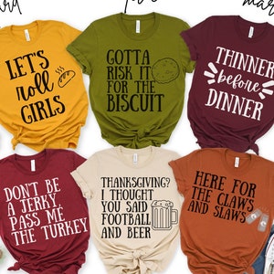 Thanksgiving Family Shirts, Funny Thanksgiving Group Tshirts ...
