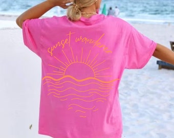 Beachy Oversized Tees - Etsy