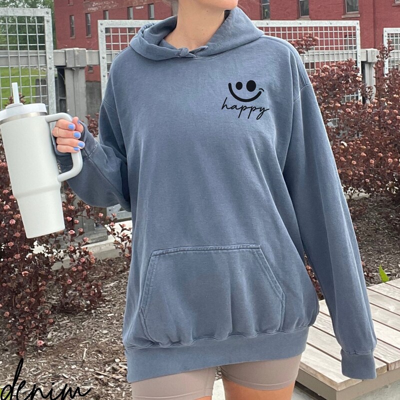 Happy Sweatshirt - Etsy