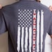 Emergency Nurse Tshirt ER Flag Shirt Thin Red Line American - Etsy