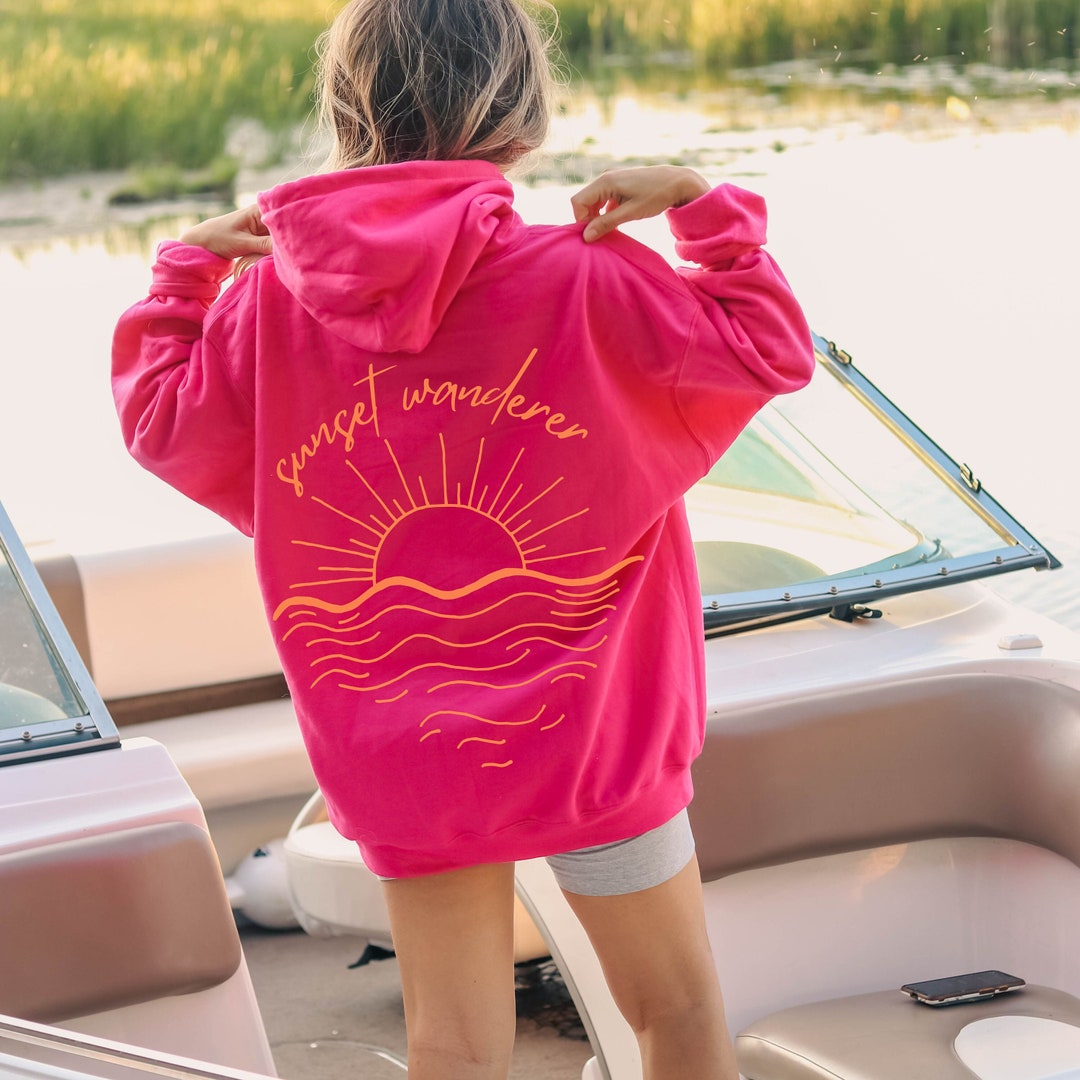 Sunset Hoodie Beachy Hoodies Coconut Girl Clothes Ocean Inspired Style ...