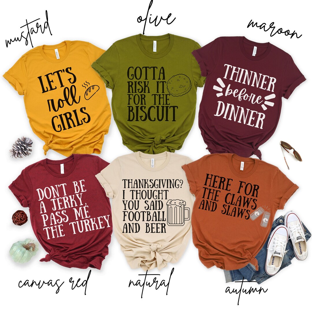 Thanksgiving Family Shirts, Funny Thanksgiving Group Tshirts ...