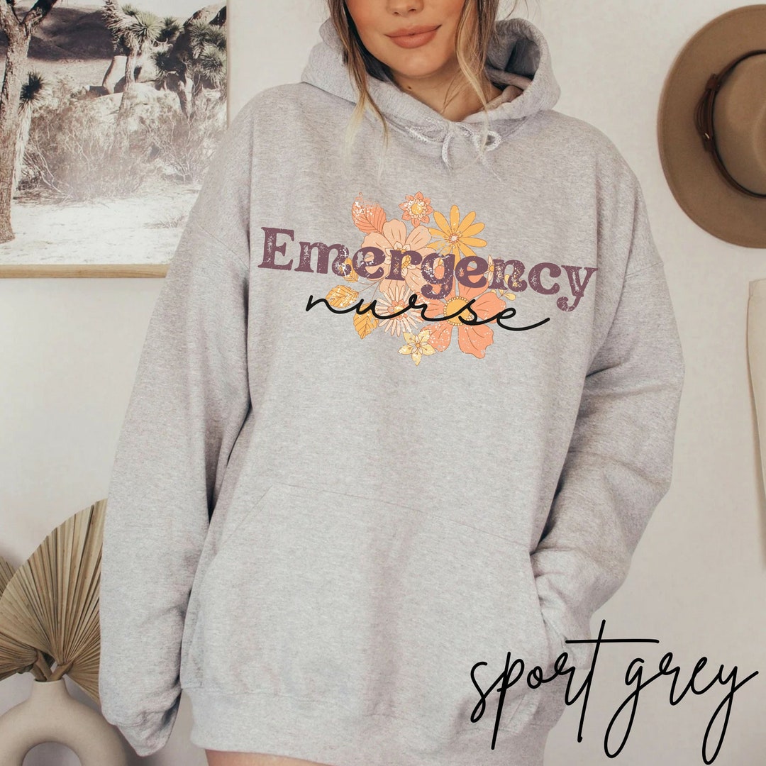 ER Nurse Sweatshirt Emergency Nurse Fall Emergency Nurse - Etsy