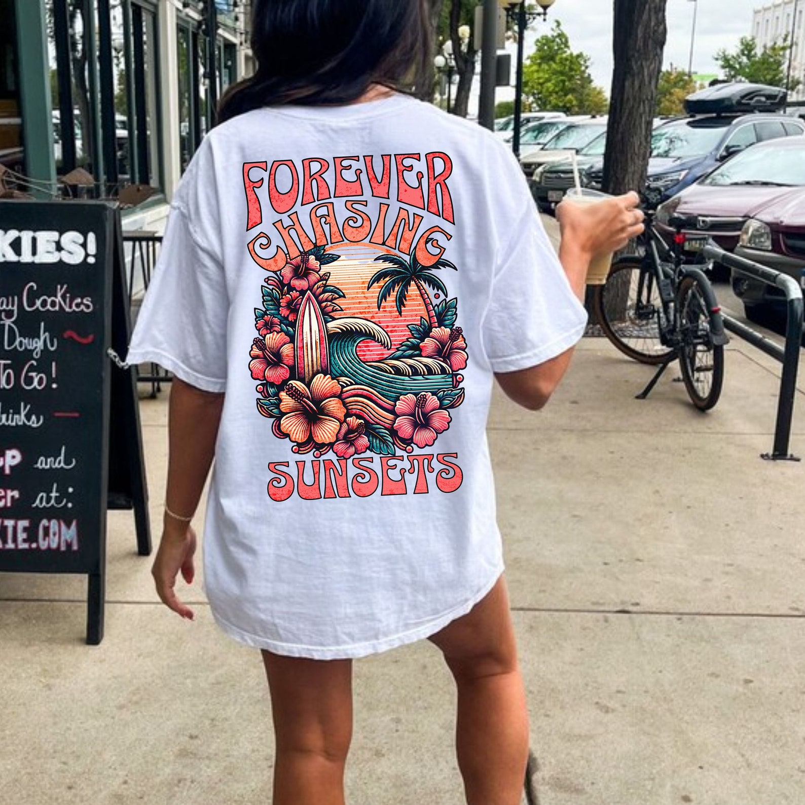 Sunset Summer Shirt Forever Chasing Sunset Trendy TS Beachy Tee ...