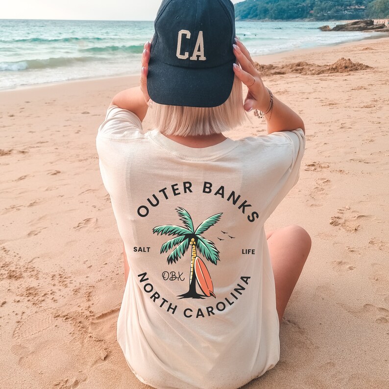 Outer Banks Tshirt Preppy Clothes Coconut Girl Tee Surf Shirt - Etsy