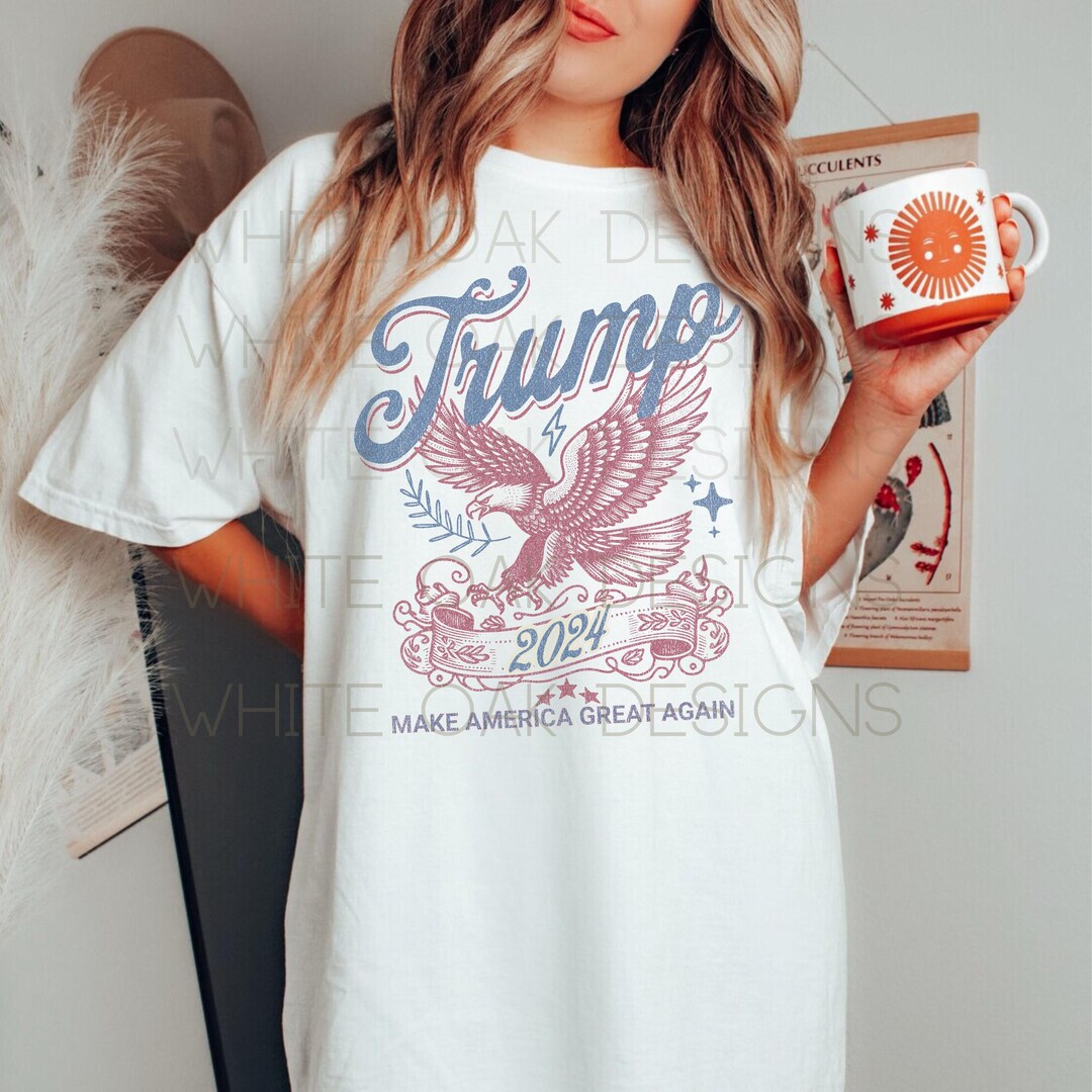 Trump Shirt MAGA Trump 2024 T-shirt American Eagle Tee Preppy Clothes ...