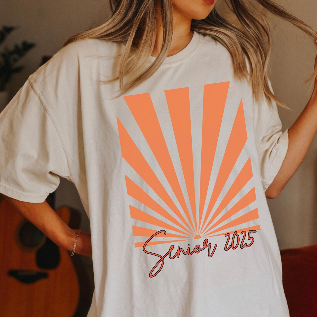 Senior Sunset Shirt Senior 2025 Tee Senior Sunset T-shirt Tee Preppy ...