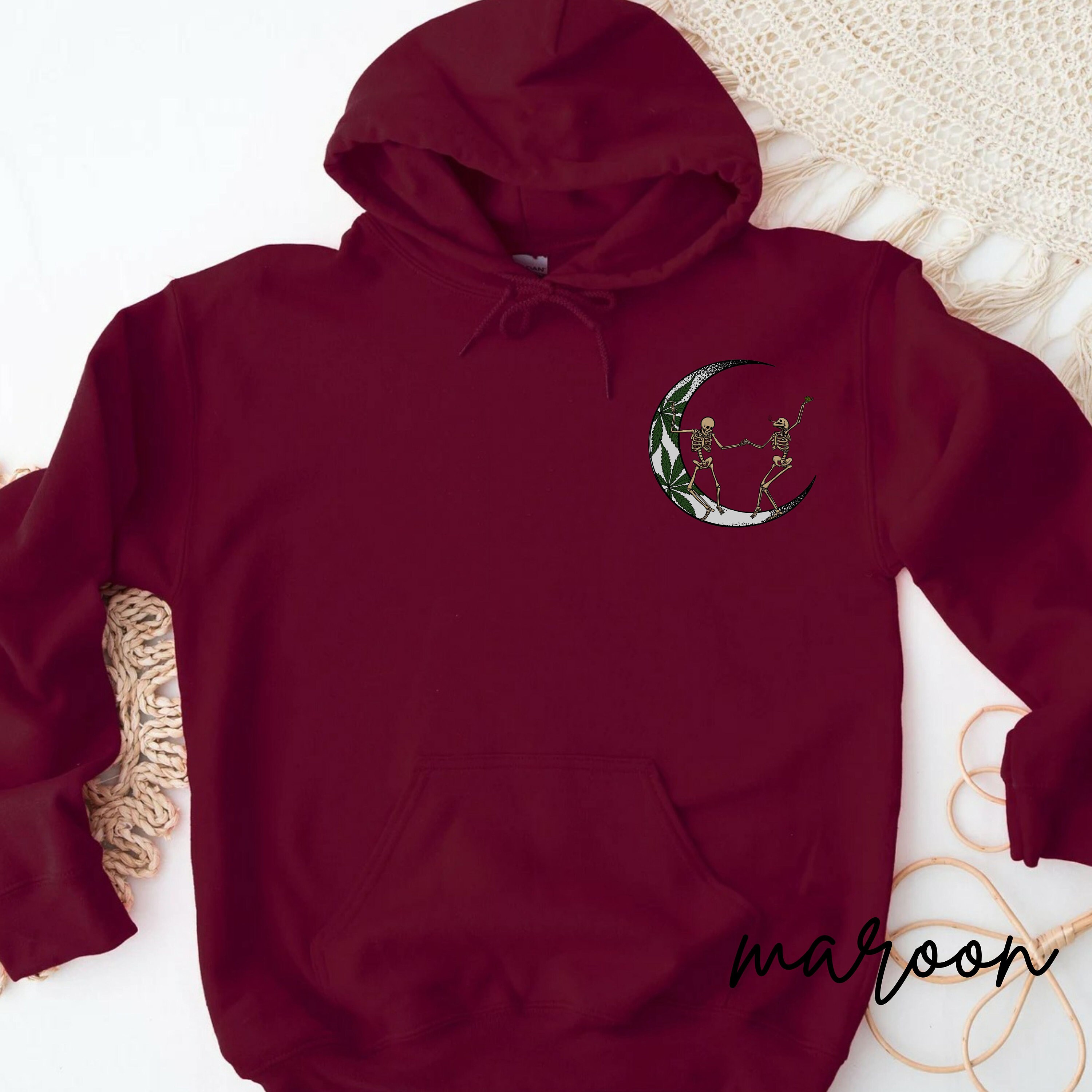 Weed Sweatshirt, Cannabis Shirt, Marijuana Skeleton, Dancing Skeletons ...