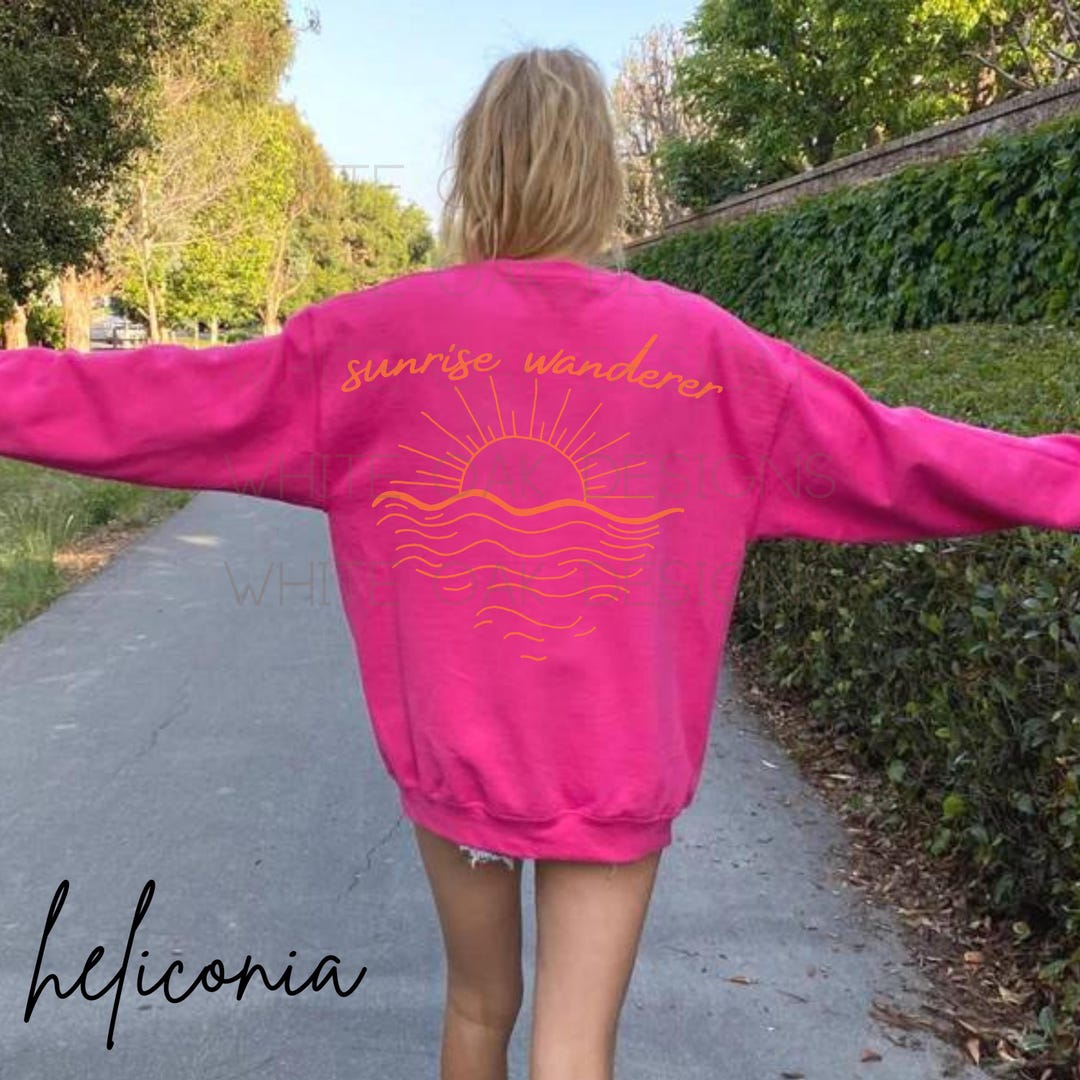 Sunrise Sweatshirt Preppy Clothes Sunset Trendy Summer Crewneck ...