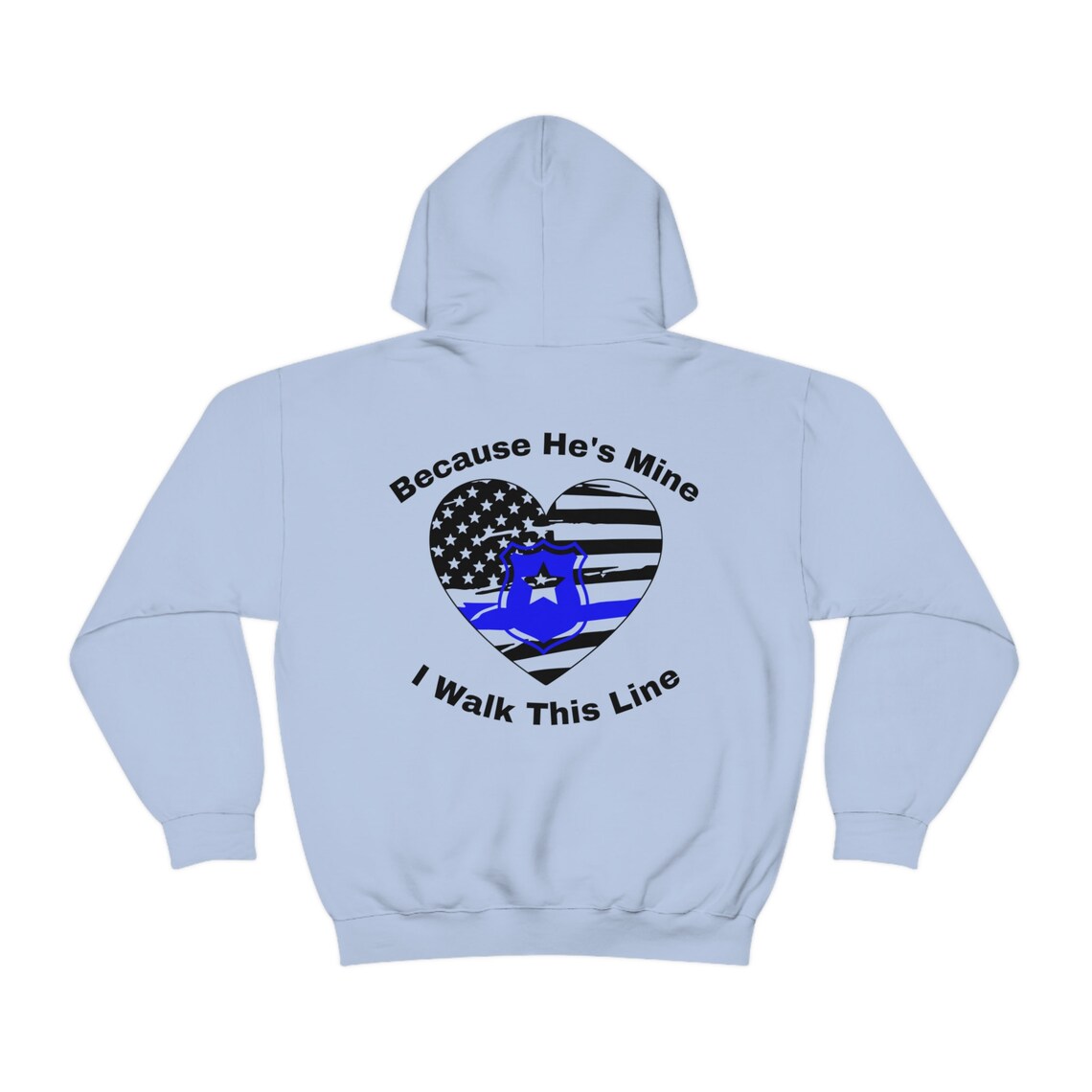 Police Wife Police Girlfriend Sweatshirt Thin Blue Line Shirt Police ...