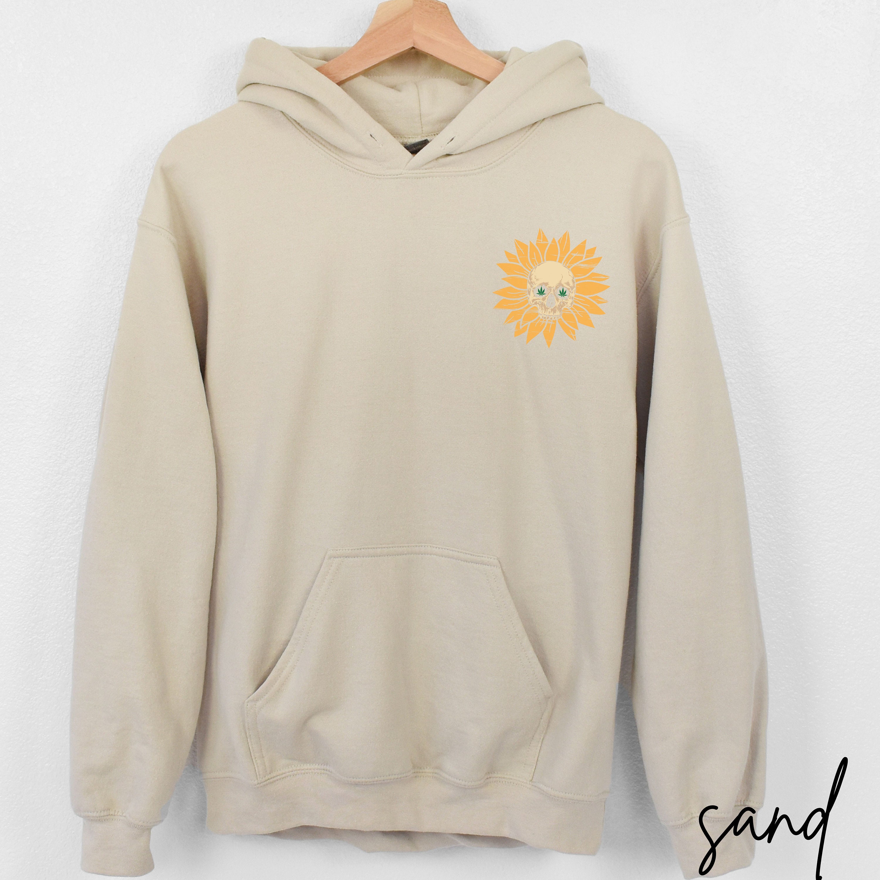 Skull Weed Hoodie Cannabis Clothes 420 Apparel Weed Lover - Etsy